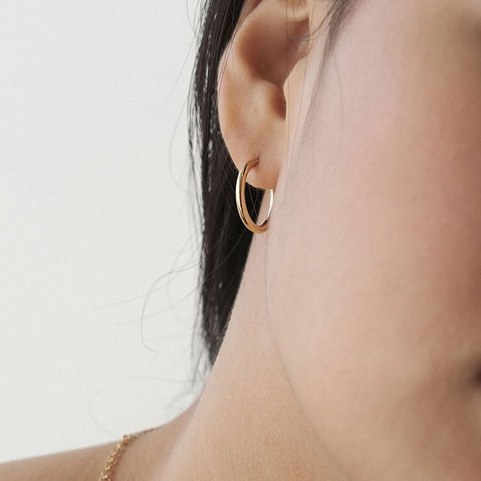 Basic Hoop Earring Small (silver925)(2color) - 감도 깊은 취향 셀렉트샵 29CM