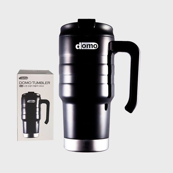 도모 스테인레스 손잡이 텀블러 블랙 590ml - 감도 깊은 취향 셀렉트샵 29CM