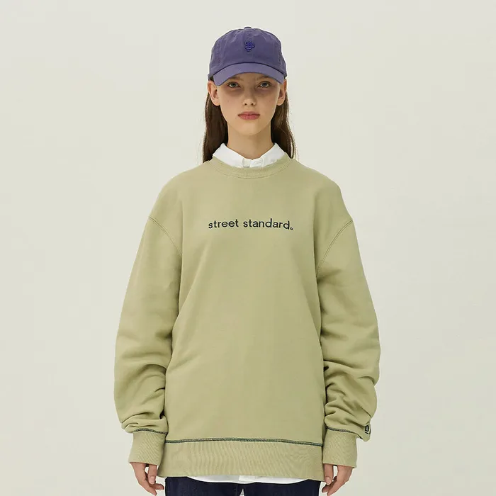 [STSD] S-LOGO EMBO SWEATSHIRT (SJYAWSS104_LKH) - 감도 깊은 취향 셀렉트샵 29CM