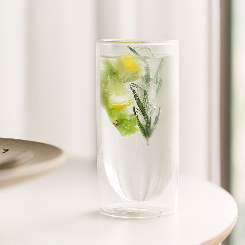 더블월 내열유리 이중유리컵 스트레이트컵 300ml - 감도 깊은 취향 셀렉트샵 29CM