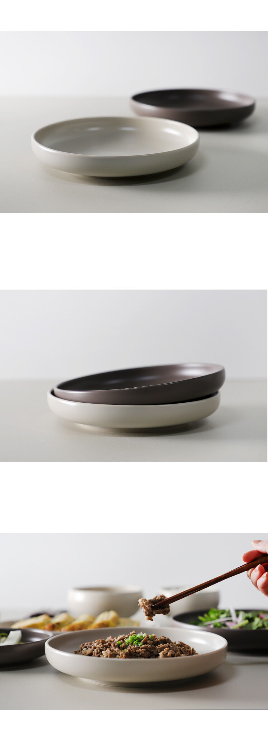 마음 무광 원접시,메인접시 2color 택1p - 감도 깊은 취향 셀렉트샵 29CM