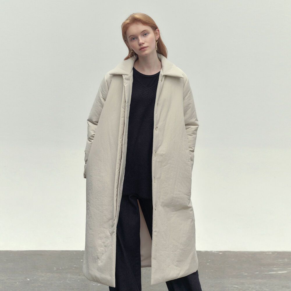 TRENDY PADDING COAT_IVORY - 감도 깊은 취향 셀렉트샵 29CM