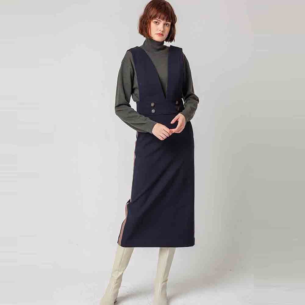 PAGE_Button point overoll dress_NAVY - 감도 깊은 취향 셀렉트샵 29CM