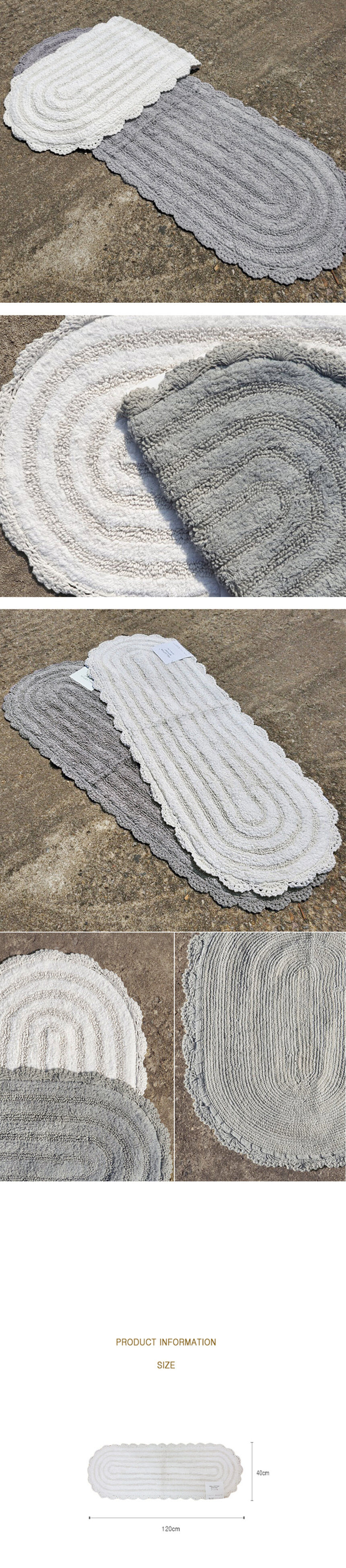 프릴코튼 주방매트 (2type) - 감도 깊은 취향 셀렉트샵 29CM