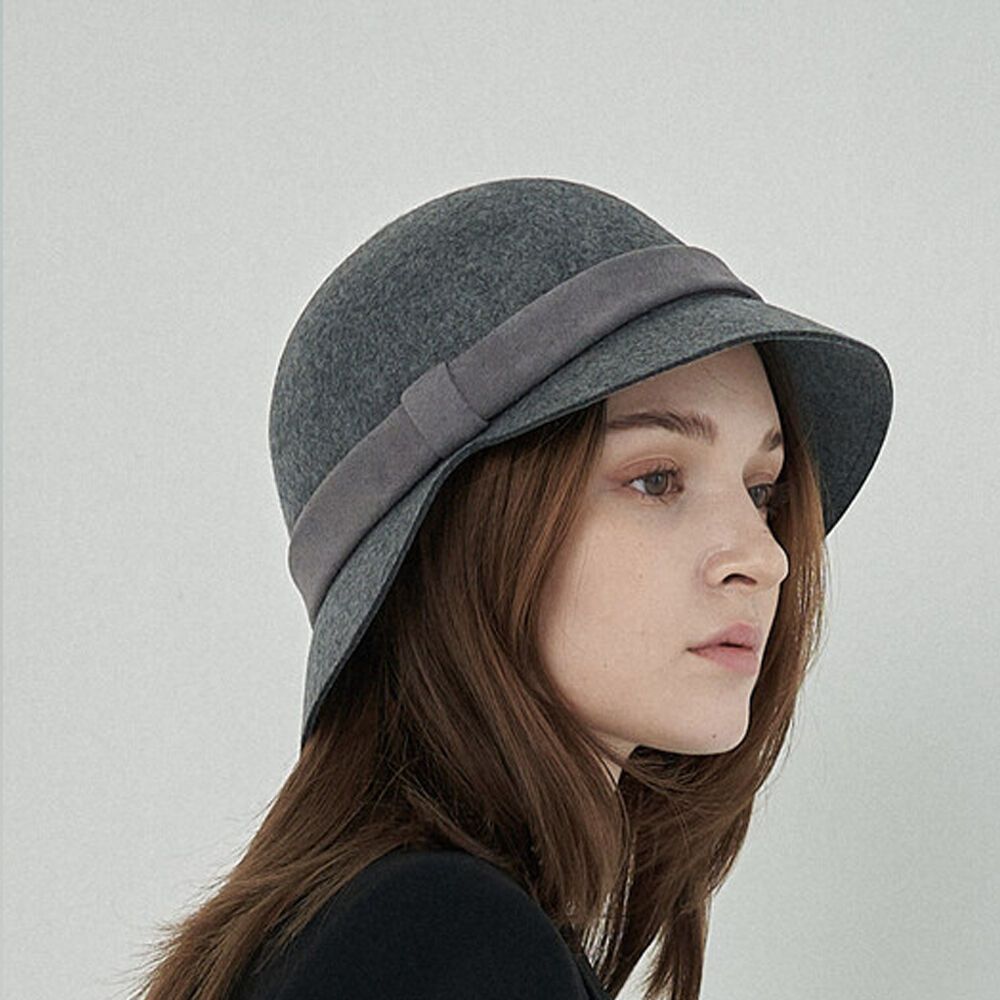 wool round hat - gray, brown, black - 감도 깊은 취향 셀렉트샵 29CM