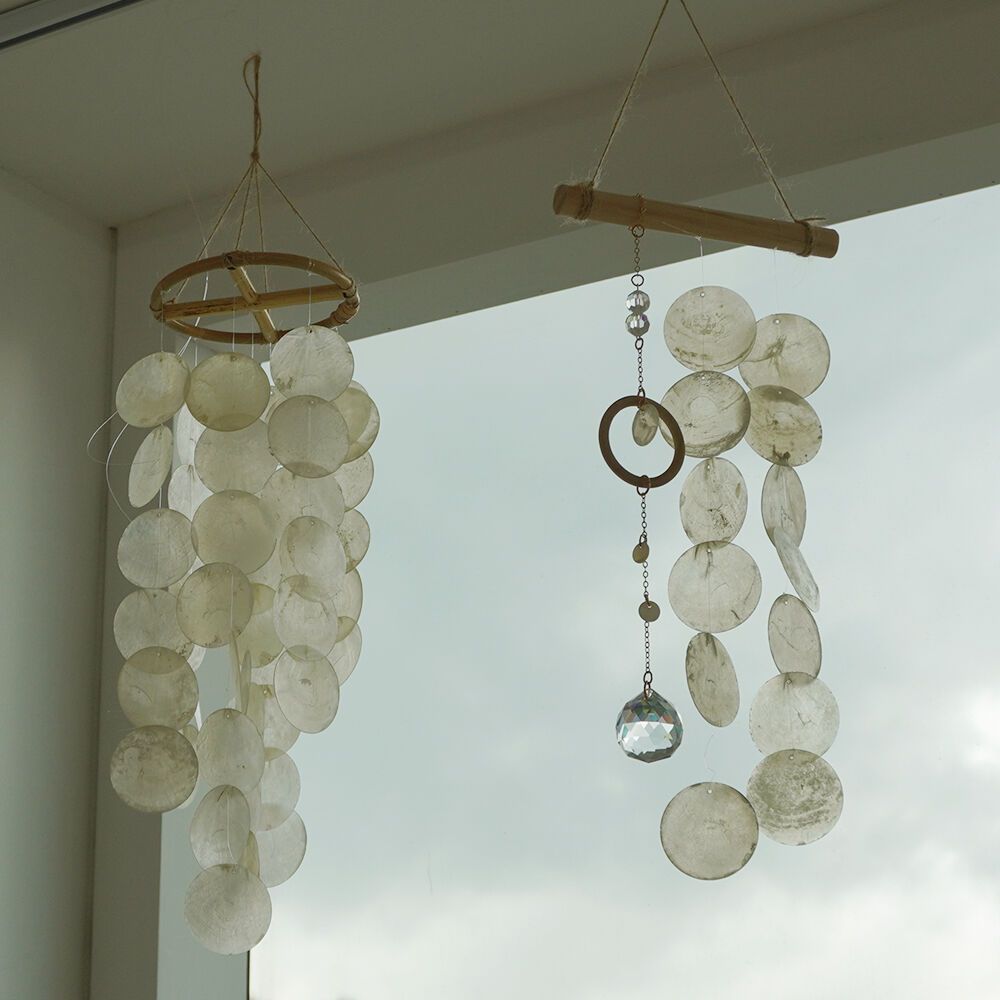 감성 자개모빌 썬캐쳐 만들기 Diy [라탄 조개 천장 모빌 재료 인테리어 소품 만들기제작 키트] 감도 깊은 취향 셀렉트샵 29cm