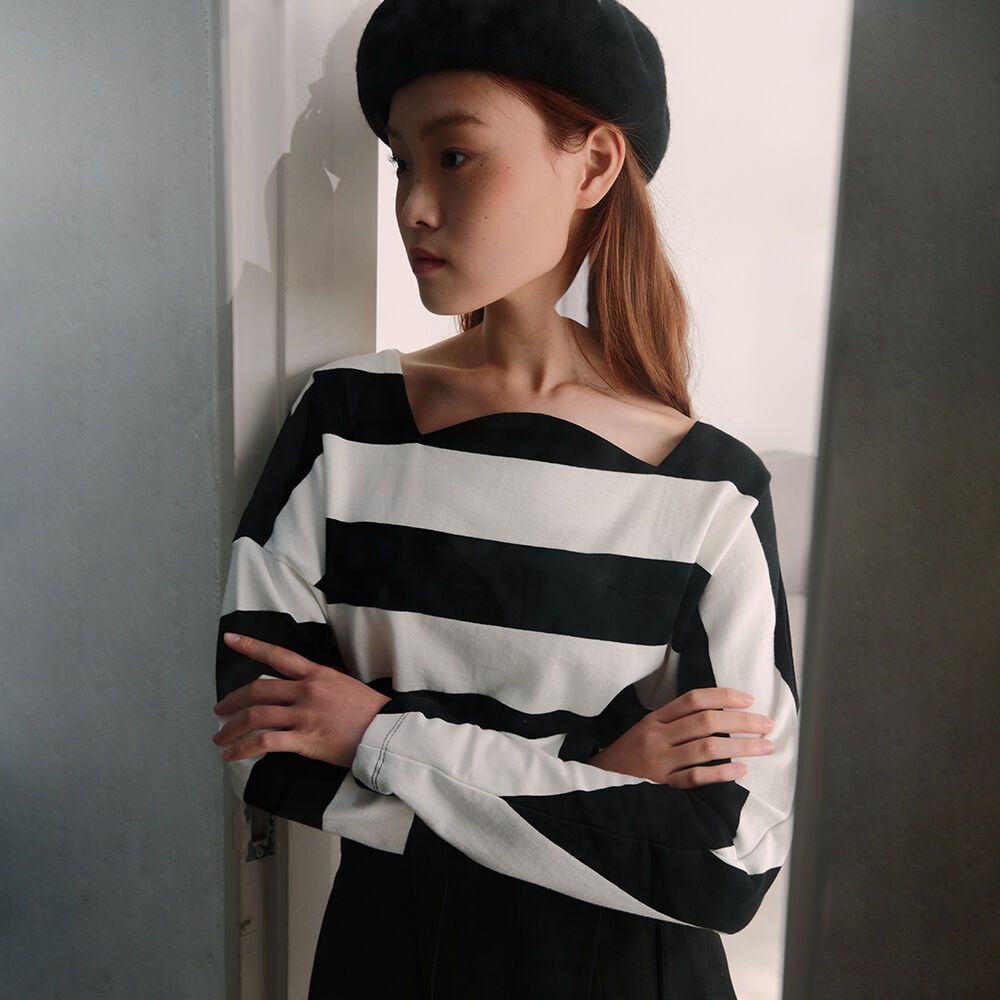 Luci Mod Boatneck Stripe Top - 감도 깊은 취향 셀렉트샵 29CM