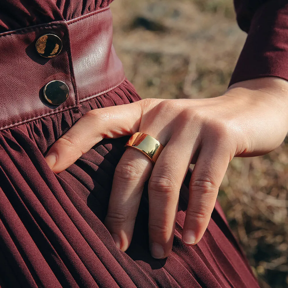 FLAT BOLD RING GOLD - 감도 깊은 취향 셀렉트샵 29CM