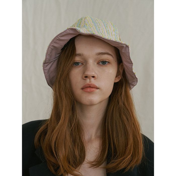 [In the dreams] bjork hat in Tweed cotton candy - 감도 깊은 취향 셀렉트샵 29CM