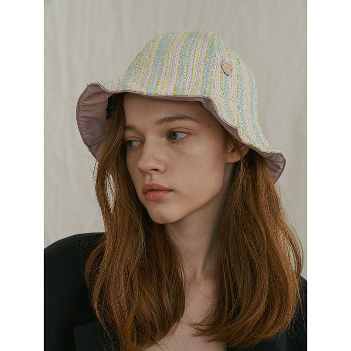 [In the dreams] bjork hat in Tweed cotton candy - 감도 깊은 취향 셀렉트샵 29CM