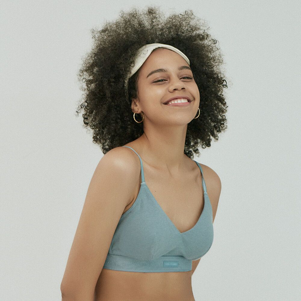 Ribbed Modal Bralette for Woman - Sky Blue - 감도 깊은 취향 셀렉트샵 29CM