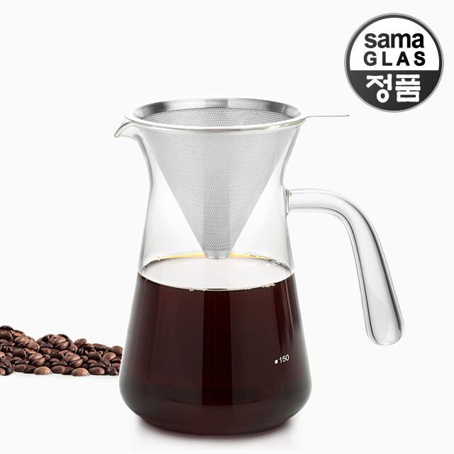 사마글라스 스텐 핸드드립 커피세트 360ml FT011 - 감도 깊은 취향 셀렉트샵 29CM