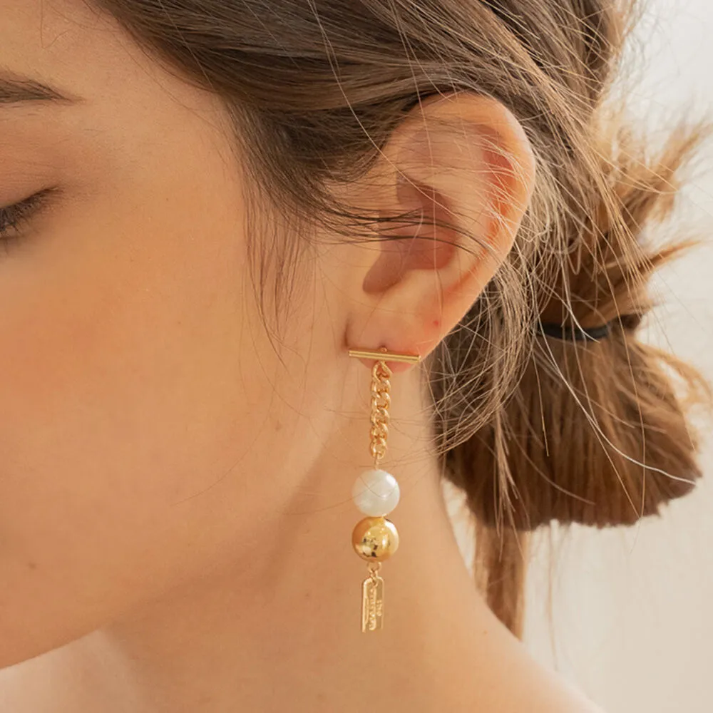 Chain ball earrings - 감도 깊은 취향 셀렉트샵 29CM
