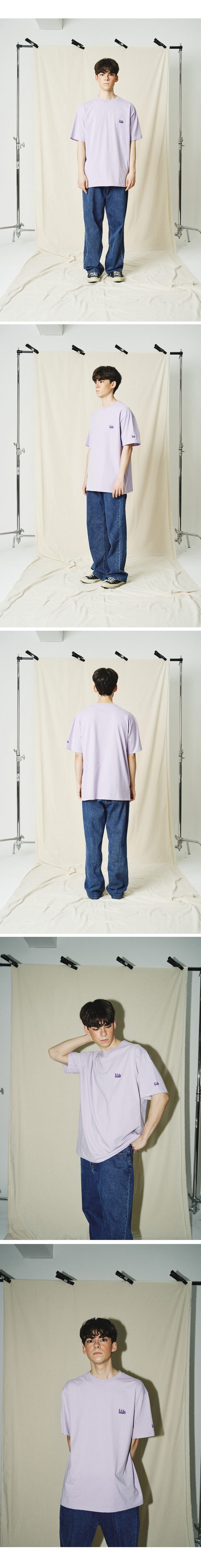 WE CREW NECK SHORT SLEEVE_VIOLET - 감도 깊은 취향 셀렉트샵 29CM