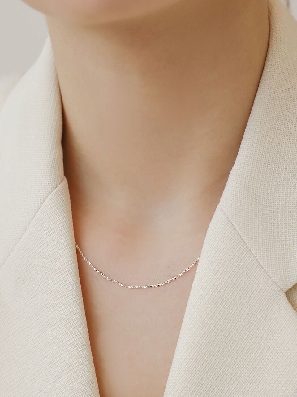 [silver 925] slim shiny necklace - 감도 깊은 취향 셀렉트샵 29CM