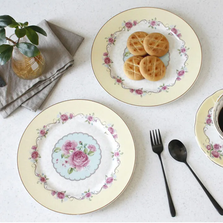 로얄로즈 옐로우 소접시 2p set - 감도 깊은 취향 셀렉트샵 29CM