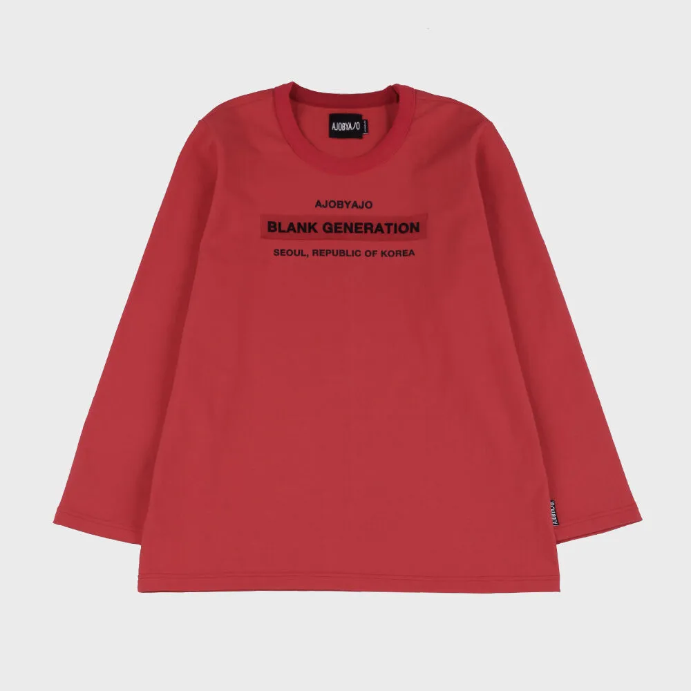 Blank Generation Long Sleeve [Red] - 감도 깊은 취향 셀렉트샵 29CM