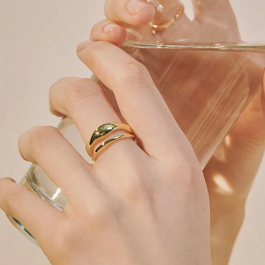 [수지,EXO 카이&디오,라이즈 성찬,이하이,선미,권진아 착용] bold two lines ring - 감도 깊은 취향 셀렉트샵 29CM