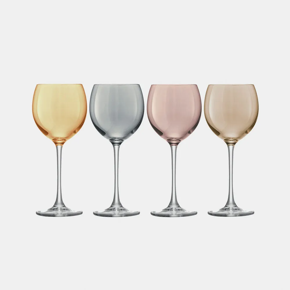 LSA 폴카 메탈릭 와인잔4P_400ml - 감도 깊은 취향 셀렉트샵 29CM