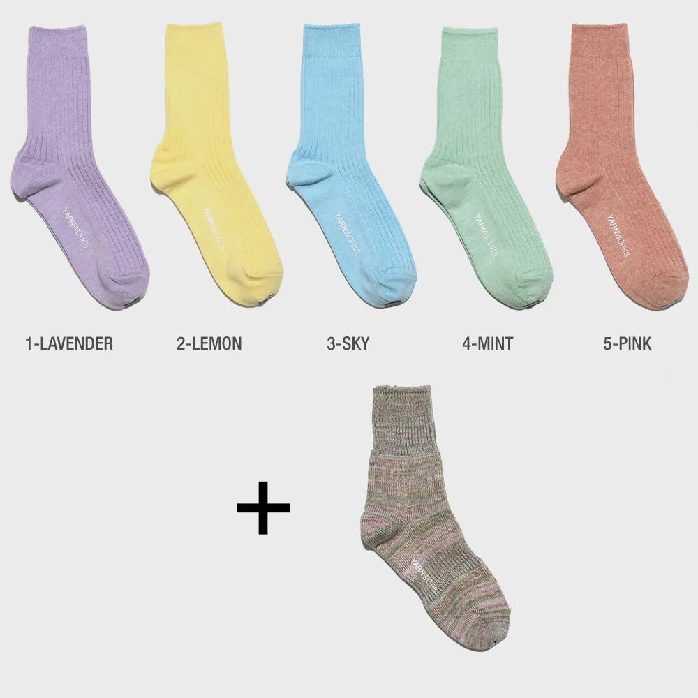 [파스텔 멜란지 5pack] work#0-middle - 감도 깊은 취향 셀렉트샵 29CM