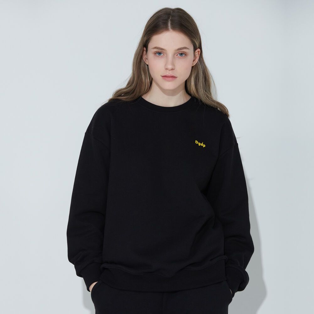 Dgdp Basic Logo Sweatshirt_Black - 감도 깊은 취향 셀렉트샵 29CM