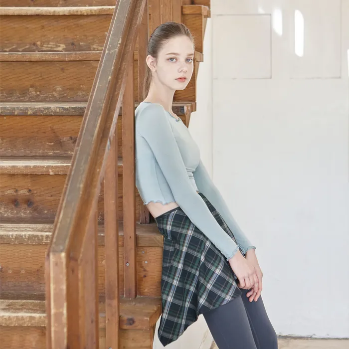 페이스 슬림 티셔츠 DEVI-T0056-페일민트 - 감도 깊은 취향 셀렉트샵 29CM