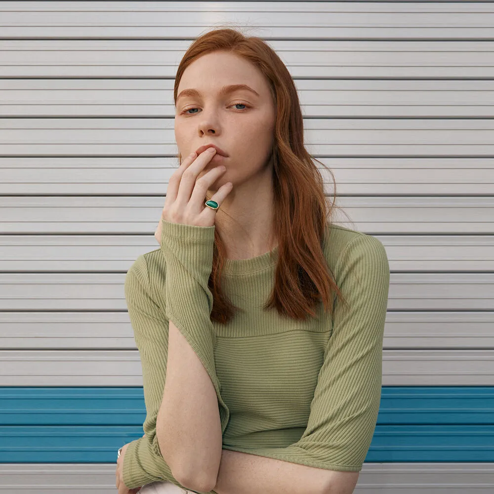 Arm Cut-out Rib Top_Kale - 감도 깊은 취향 셀렉트샵 29CM
