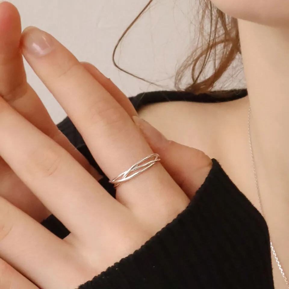 [silver925] slim layered ring - 감도 깊은 취향 셀렉트샵 29CM