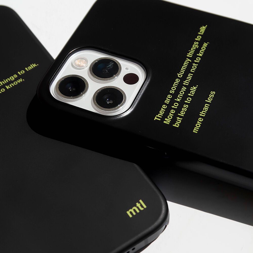 [mtl] iphone case (3 color) - 감도 깊은 취향 셀렉트샵 29CM
