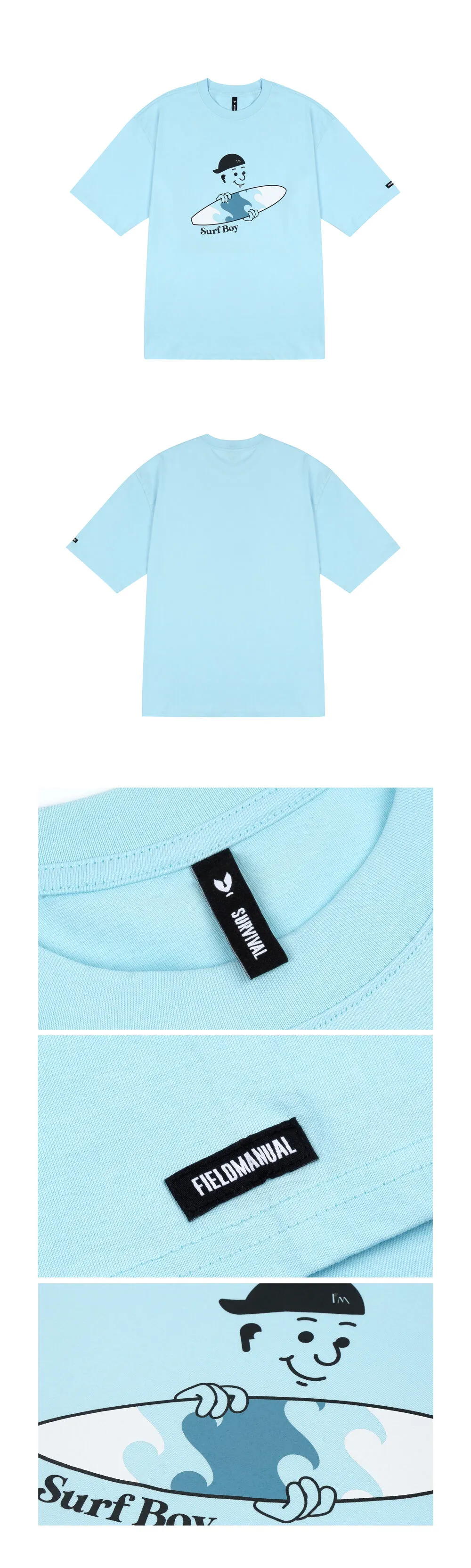 SURFBOY TEE skyblue - 감도 깊은 취향 셀렉트샵 29CM