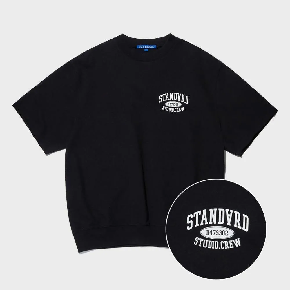 [STSD] ARCH-CREW S/SLV SWEAT (SJYBMSS121_BK) - 감도 깊은 취향 셀렉트샵 29CM