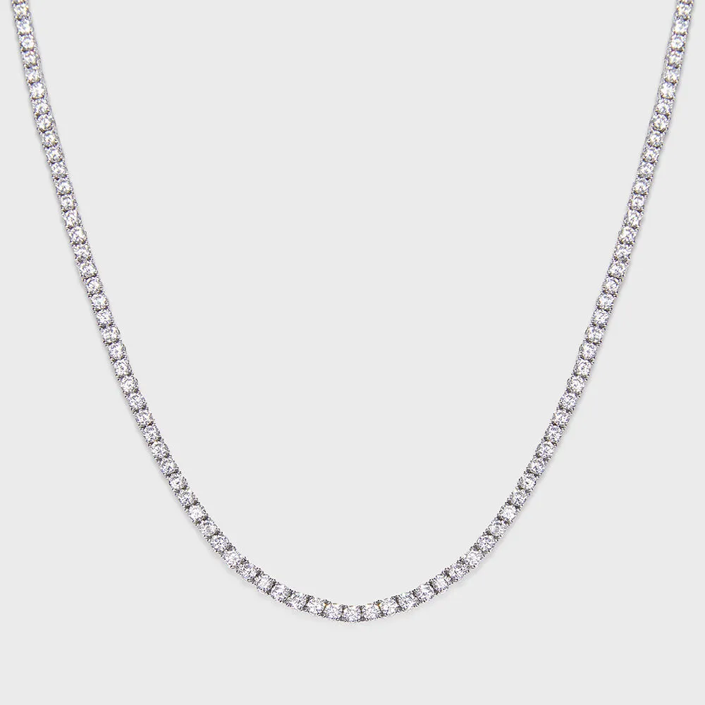 레인드랍 3MM 테니스 초커 목걸이 [S925] - 감도 깊은 취향 셀렉트샵 29CM