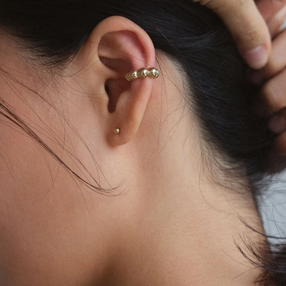 Dots Bold Earcuff (silver925)(2color) - 감도 깊은 취향 셀렉트샵 29CM