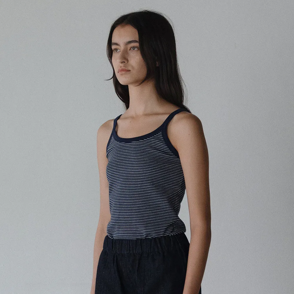 Stripe sleeveless top (Deep navy) - 감도 깊은 취향 셀렉트샵 29CM
