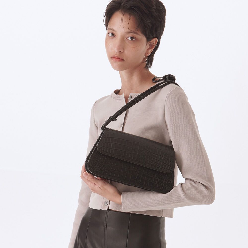 KOE MINI CROCO BAG-BLACK - 감도 깊은 취향 셀렉트샵 29CM