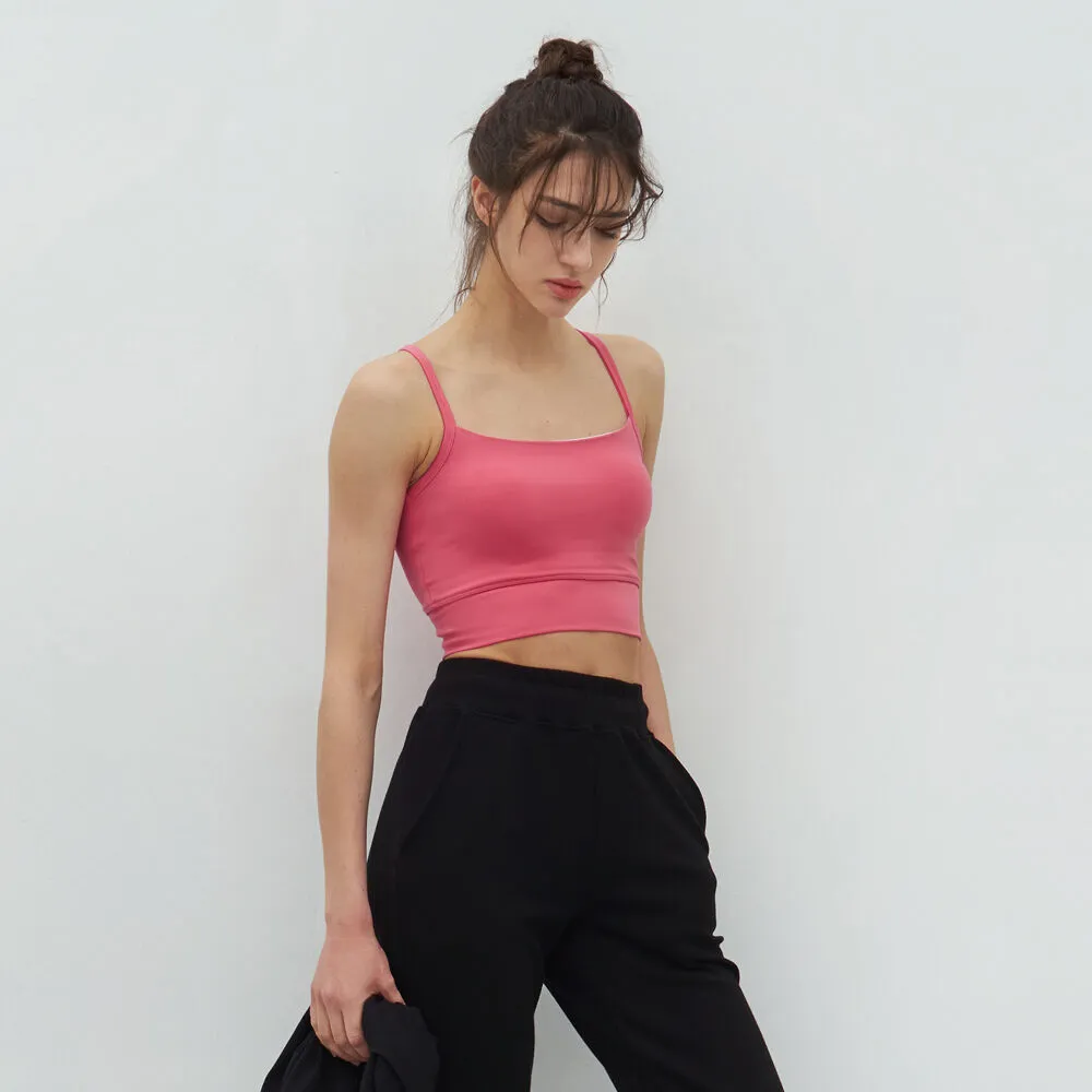 여성 요가복 DEVI-TS0032-딥핑크 필라테스 페노미 크롭탑 - 감도 깊은 취향 셀렉트샵 29CM