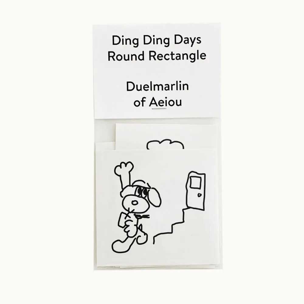 Ding Ding Days Sticker Round Rectangle 6 set - 감도 깊은 취향 셀렉트샵 29CM