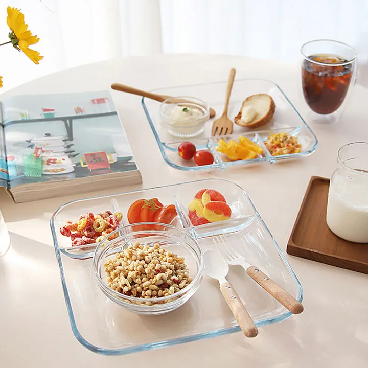 제이테이블 4절 내열유리 나눔접시 트레이(3type) - 감도 깊은 취향 셀렉트샵 29CM