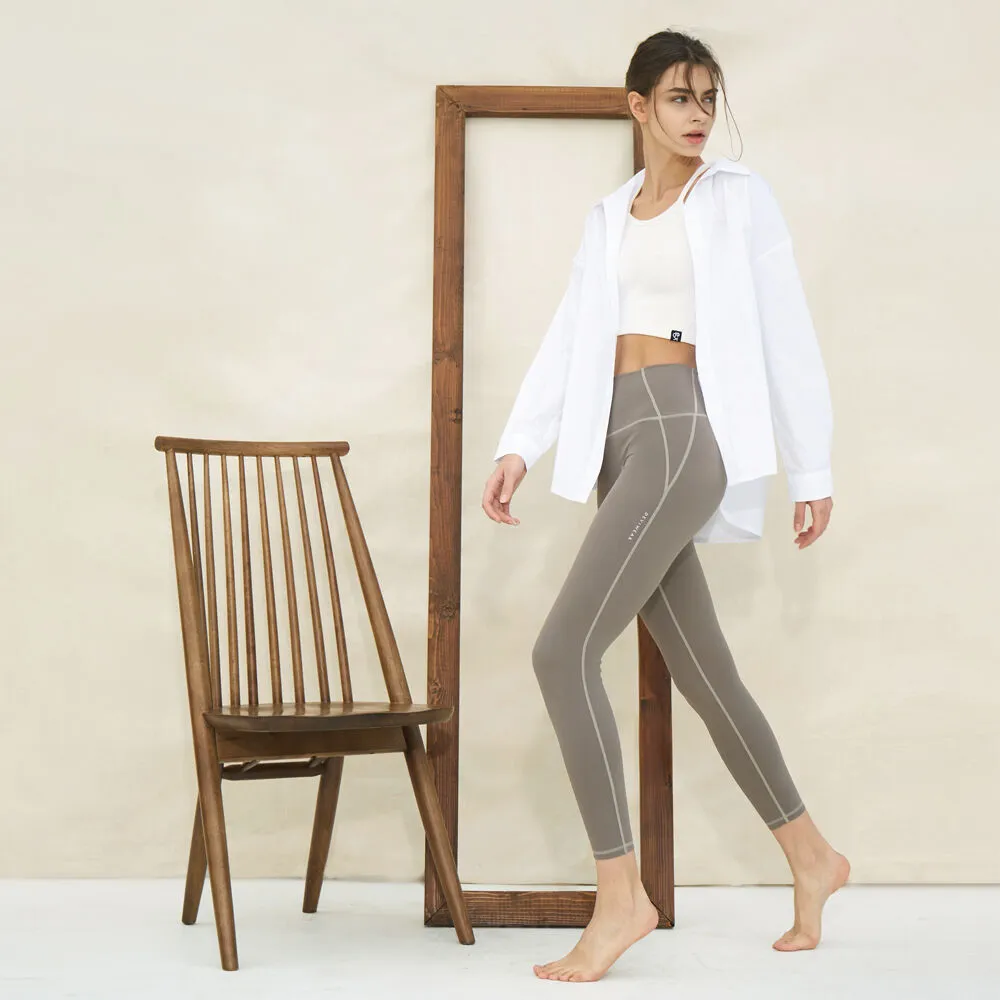 여성 요가복 DEVI-B0039-매트샌드 필라테스 9부 레깅스 하이퀄리티 - 감도 깊은 취향 셀렉트샵 29CM