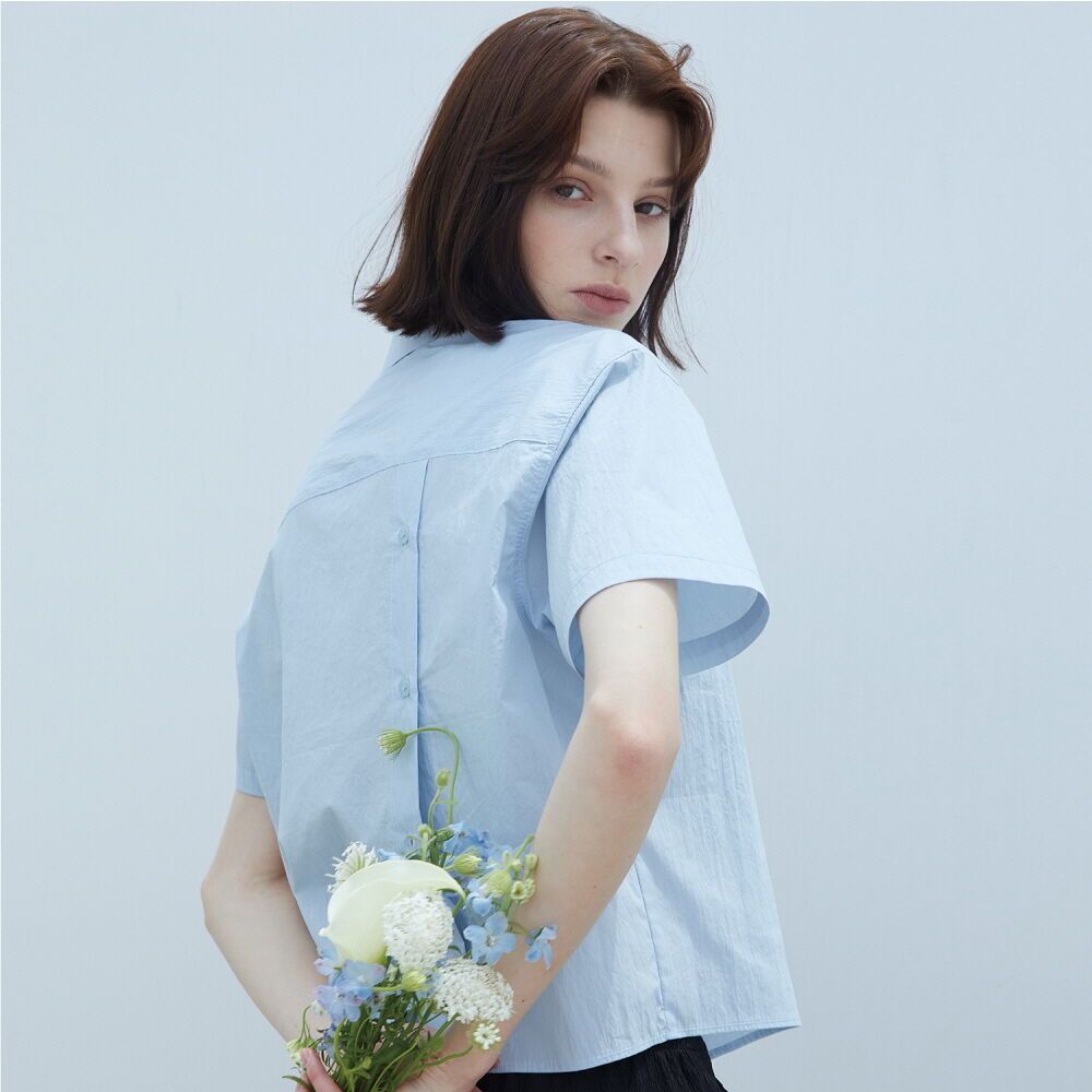 LQ BACK SLIT SHIRT(SKY BLUE) - 감도 깊은 취향 셀렉트샵 29CM