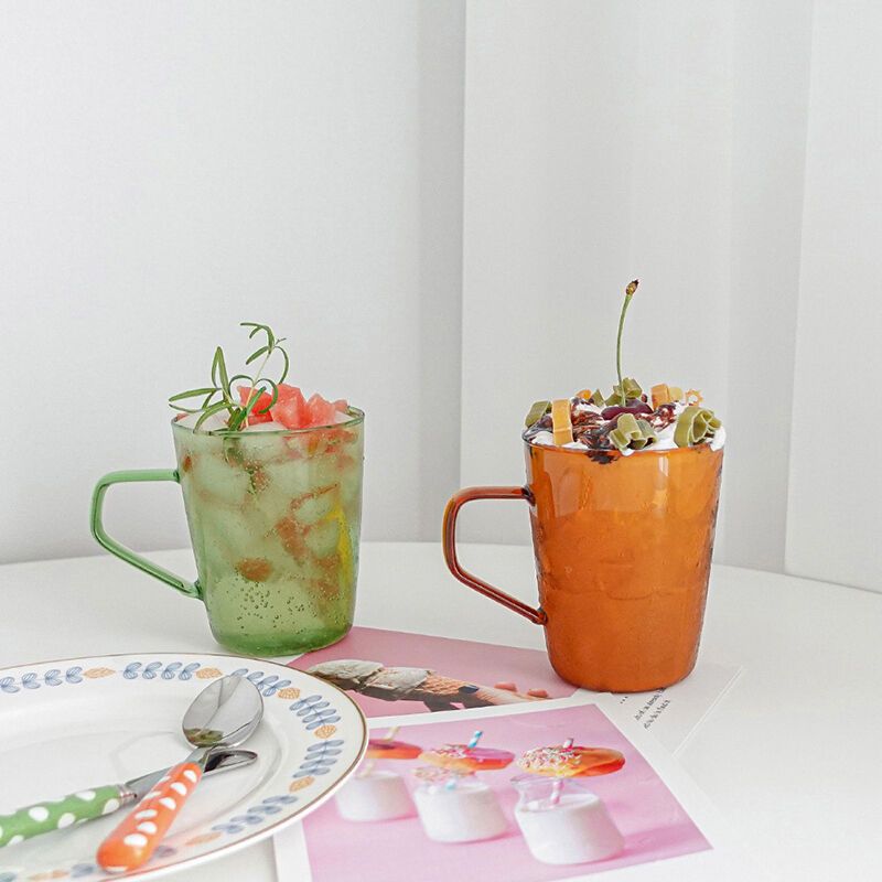 컬러 유리컵 점보 내열유리 머그컵 450ml 2color - 감도 깊은 취향 셀렉트샵 29CM