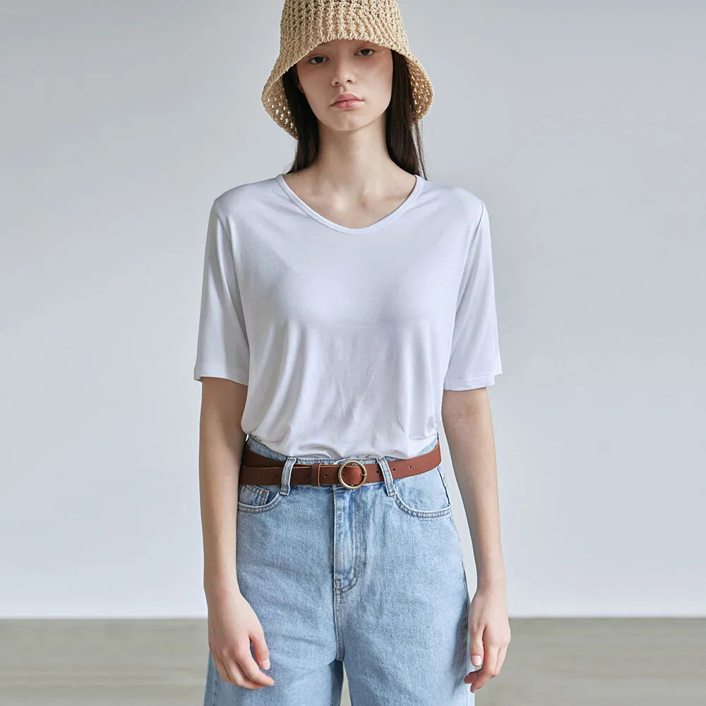 BASIC HALF TEE_WHITE - 감도 깊은 취향 셀렉트샵 29CM