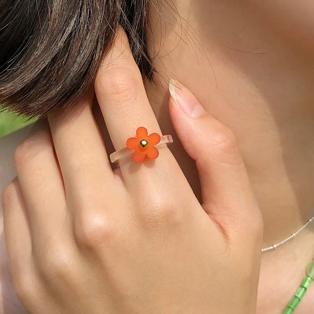 orange flower ring - 감도 깊은 취향 셀렉트샵 29CM