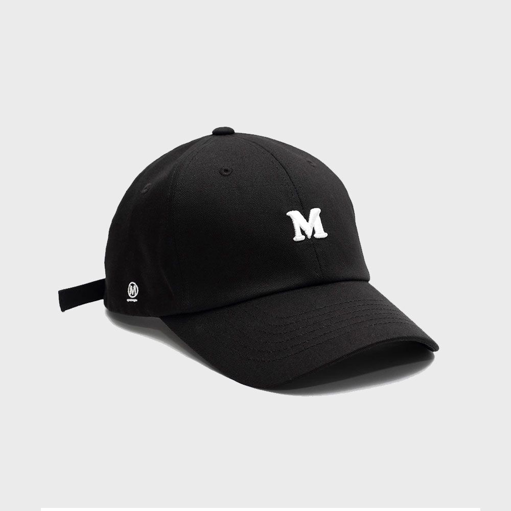 VOLUME M LOGO CAP BLACK - 감도 깊은 취향 셀렉트샵 29CM