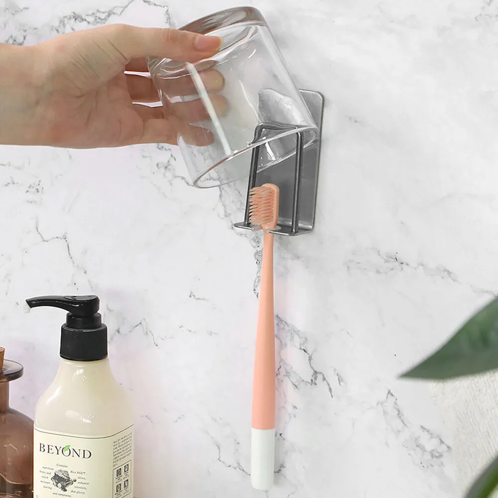 심플 스텐 304 칫솔+컵걸이 / 칫솔꽂이 - 감도 깊은 취향 셀렉트샵 29CM