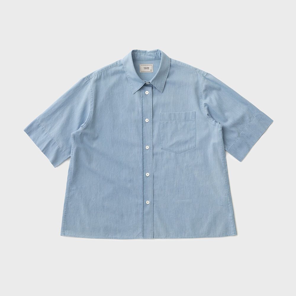21SS Women Reporter Denim Shirt (Light Blue) - 감도 깊은 취향 셀렉트샵 29CM