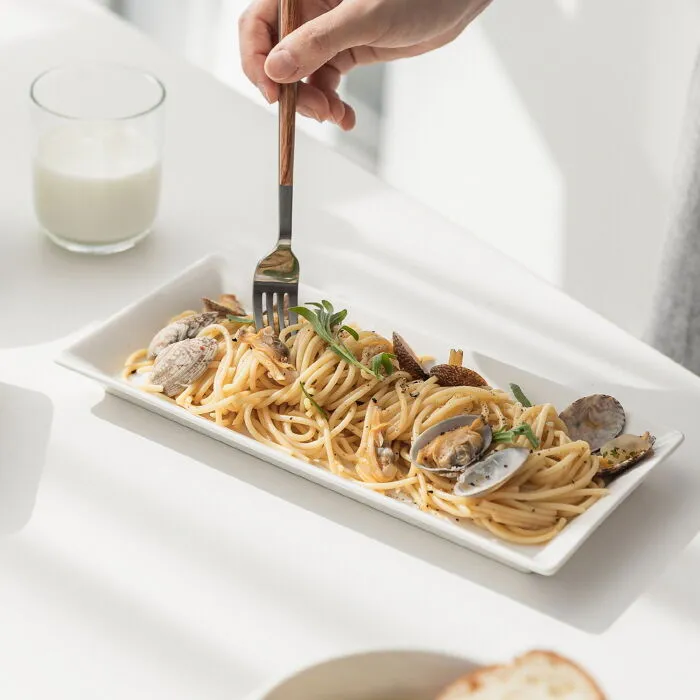 마일드 화이트 직사각접시 2P - 감도 깊은 취향 셀렉트샵 29CM