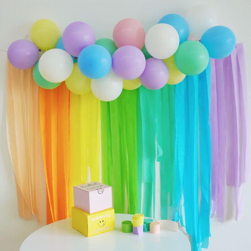 생일 풍선 가랜드 파티 커튼 스트리머 Diy 2종 생일파티 만들기 홈파티 포토존 꾸미기 장식 벌룬 클라우드 감도 깊은 취향