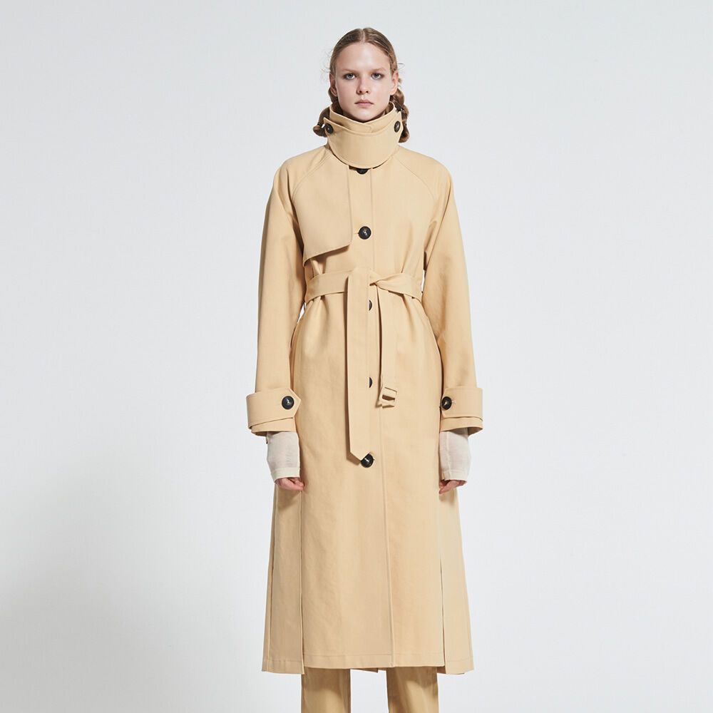Slit Trench Coat Beige WBAFCT002BE - 감도 깊은 취향 셀렉트샵 29CM