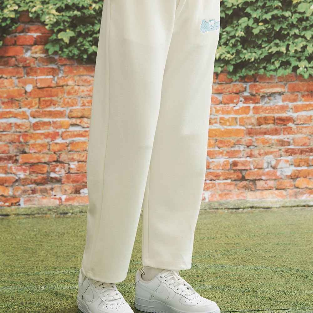 AQO VARSITY LOUNGE PANTS IVORY - 감도 깊은 취향 셀렉트샵 29CM